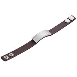Adelia&acute;s Armband ADELIA&acute;S "Unisex Armband aus Leder 23 cm", braun, Armb&auml;nder, Damen, 23cm, Leder, Armband, Ideal als Geschenk f&uuml;r besondere Anl&auml;sse