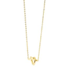 Adelia&acute;s Kette ohne Anh&auml;nger ADELIA&acute;S "Damen Halskette mit Anh&auml;nger &ndash; aus Edelstahl", blau, Halsketten, Damen, 45cm, Edelstahl, Ein kleines Geschenk mit gro&szlig;er Wirkung