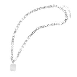 Adelia&acute;s Kette ohne Anh&auml;nger ADELIA&acute;S "Herren Halskette mit Anh&auml;nger &ndash; aus Edelstahl", silber, Halsketten, Herren, 50cm, Edelstahl, Perfekt als Geschenk f&uuml;r besondere Menschen