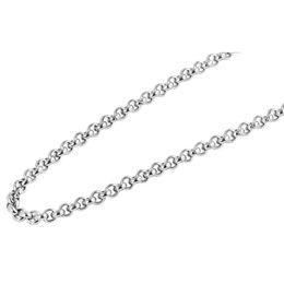 Adelia&acute;s Kette ohne Anh&auml;nger ADELIA&acute;S "Unisex Halskette &ndash; Erbskette aus Edelstahl 50 cm", silber, Halsketten, Damen, 50cm, Edelstahl, Ein stilvolles Geschenk f&uuml;r besondere Momente