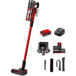 Einhell Akku-Stielstaubsauger "TE-SV 18/270 Li BL (1x 4,0Ah)", rot, schwarz, B:72cm H:10,5cm T:23,5cm, Akkusauger, inkl. Akku und Ladeger&auml;t
