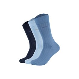 JOOP! Kurzsocken JOOP "Socken Premium Essential Mercerised Socks 3P 3er Pack", Herren, Gr. 39-42, blau, Obermaterial: 69% Baumwolle CO. 31% Polyamid PA., Socken