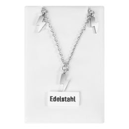 Adelia&acute;s Kette ohne Anh&auml;nger ADELIA&acute;S "Damen Halskette mit Anh&auml;nger &ndash; aus Edelstahl", silber, Halsketten, Damen, 43cm, Edelstahl, Ideal als Geschenk &ndash; dezent und elegant