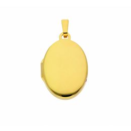 Adelia&acute;s Kettenanh&auml;nger ADELIA&acute;S "Damen 585 Gold Medaillon Anh&auml;nger", gold, Schmuckanh&auml;nger, Damen, Gelbgold 585 Gold, Gelbgold 585, Gold, Kettenanh&auml;nger, Goldschmuck f&uuml;r Damen