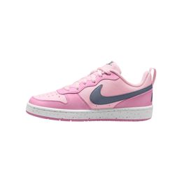 Sneaker Nike Sportswear "Court Borough Low Recraft", M&auml;dchen, Gr. 36, pink foam, ashen slate, pink rise, wei&szlig;, Synthetik, Textil, Schuhe Sneaker, Design auf den Spuren des Air Force 1 f&uuml;r Jugendliche