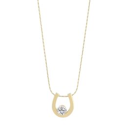 Adelia&acute;s Kette ohne Anh&auml;nger ADELIA&acute;S "Damen Halskette mit Anh&auml;nger &ndash; aus Edelstahl", gold, Halsketten, Damen, 45cm, Edelstahl, Ideal zum Verschenken &ndash; schlicht und stilvoll