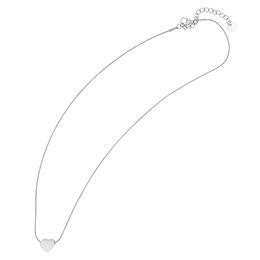 Adelia&acute;s Kette ohne Anh&auml;nger ADELIA&acute;S "Damen Halskette &ndash; Herz aus Edelstahl 43+5", silber, Halsketten, Damen, 48cm, Edelstahl, Perfekt als Geschenk f&uuml;r besondere Menschen