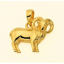 Adelia&acute;s Kettenanh&auml;nger ADELIA&acute;S "Damen & Herren 585 Gold Sternzeichen Anh&auml;nger Widder", gold, Schmuckanh&auml;nger, Damen, Widder, Gelbgold 585 Gold, Gelbgold 585, Gold, Kettenanh&auml;nger, Goldschmuck f&uuml;r Damen & Herren
