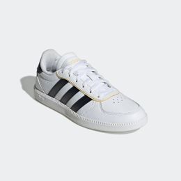 Sneaker adidas Sportswear "BREAKNET SLEEK KIDS", M&auml;dchen, Gr. 36, orange (cloud wei&szlig;, core schwarz, orange tint), Synthetik, Schuhe Sneaker, f&uuml;r Kinder & Jugendliche
