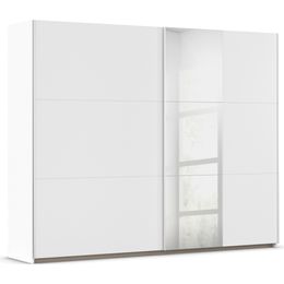 Schwebet&uuml;renschrank Rauch "Kleiderschrank Schrank Garderobe AURELIO", wei&szlig; (alpinwei&szlig;), B:261cm H:210cm T:59cm, Holzwerkstoff, Schr&auml;nke, Schwebet&uuml;renschrank, zeitloses Design, viele Farben, Breiten 175/218/261 cm MADE IN GERMANY