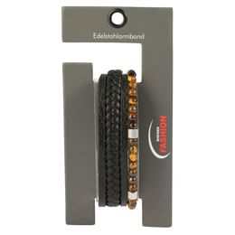 Adelia&acute;s Armband ADELIA&acute;S "Herren Armband &ndash; Lederarmband aus Leder 23 cm", schwarz, Armb&auml;nder, Herren, 23cm, Leder, Armband, Zum Verschenken &ndash; passend f&uuml;r viele Anl&auml;sse