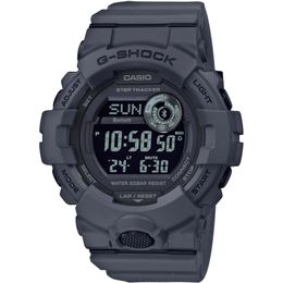 Smartwatch Casio G-SHOCK "GBD-800", grau (dunkelgrau, anthrazit, dunkelgrau), Smartwatches, Herren, Smartwatch, Quarzuhr,Armbanduhr,Herrenuhr,Schrittz&auml;hler,bis 20bar wasserd.digital