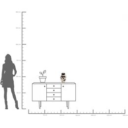 Aufbewahrungsdose KARE DESIGN "Dekodose La Spezia, Durchmesser 18 cm", mehrfarbig, H:30cm &Oslash;:18cm, Porzellan, Aufbewahrungsboxen, ideal f&uuml;r Schmuck, Schl&uuml;ssel, Kleingeld, Haargummis u.a. Kleinteile
