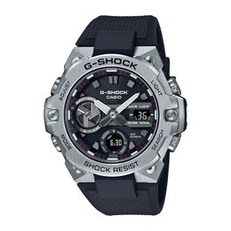 Smartwatch Casio G-SHOCK, schwarz, schwarz, Smartwatches, Herren, Smartwatch, Armbanduhr, Herrenuhr, Bluetooth, Stoppfunktion, Hand Moving Funktion