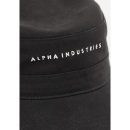 Trucker Cap Alpha Industries "Tank Cotton Cap", Herren, Gr. onesize, schwarz, Baumwolle, Caps