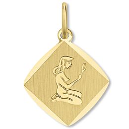 Sternzeichenanh&auml;nger ONE ELEMENT "Sternzeichen Anh&auml;nger aus 333 Gelbgold", gold, Schmuckanh&auml;nger, Damen, Jungfrau, Steinbock, Gelbgold 333 Gold, Gelbgold 333, Gold