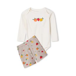 Tchibo - Baby-Set: Body und Shorts - Baby - Gr. 86/92 - creme