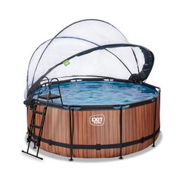 EXIT Pool-Set &raquo;Wood&laquo; - braun