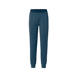 Tchibo - Pyjamahose - Damen - Gr. XXL - dunkelblau/gestreift