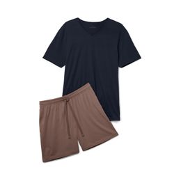 Tchibo - Shorty-Pyjama-Set - Herren - Gr. XL - dunkelblau
