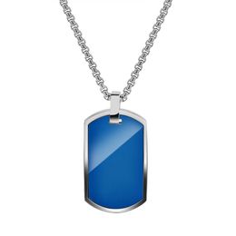 Adelia&acute;s Kette ohne Anh&auml;nger ADELIA&acute;S "Unisex Halskette mit Anh&auml;nger &ndash; aus Edelstahl", blau, Halsketten, Damen, 61cm, Edelstahl, Ein stilvolles Geschenk f&uuml;r besondere Momente