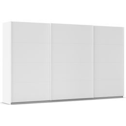 Kleiderschrank Rauch "Schwebet&uuml;renschrank Garderobe Schrank TOP ANGEBOT Avola", wei&szlig; (alpinwei&szlig;, leisten wei&szlig;), B:360cm H:229cm T:62cm, Holzwerkstoff, Schr&auml;nke, Kleiderschrank, mit eleganten Zierleisten in Chrom, Schwarz oder Wei&szlig; MADE IN GERMANY