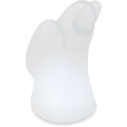 WAGNER LIFE DESIGN Salzkristall-Tischlampe "Engel", wei&szlig;, H: 13cm, 1 Stk., Leuchten, Handgefertigt aus Salzkristall - jeder Stein ein Unikat, H: ca.13 cm