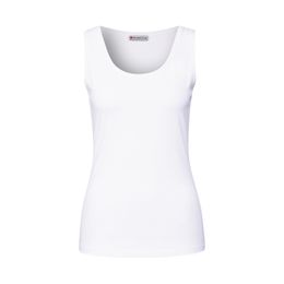 Street One Basic-Top - Damen - Gr. 40 - wei&szlig;
