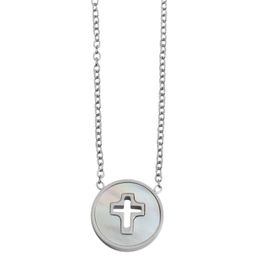 Adelia&acute;s Kette ohne Anh&auml;nger ADELIA&acute;S "Damen Halskette mit Anh&auml;nger &ndash; aus Edelstahl", silber, Halsketten, Damen, 48cm, Edelstahl, Ein Geschenk, das Freude macht