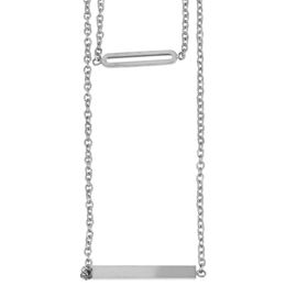 Adelia&acute;s Kette ohne Anh&auml;nger ADELIA&acute;S "Damen Halskette mit Anh&auml;nger &ndash; aus Edelstahl", silber, Halsketten, Damen, 80cm, Edelstahl, Geschenkidee: zeitlos und vielseitig
