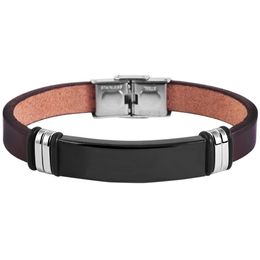 Adelia&acute;s Armband ADELIA&acute;S "Unisex Armband aus Leder 21 cm", braun, Armb&auml;nder, Damen, 21cm, Leder, Armband, Sch&ouml;ne Geschenkidee zum Jubil&auml;um