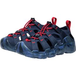 Sandale Keen "HYPERPORT H2", Jungen, Gr. 34, rot (naval academy, rot carpet), Synthetik, Schuhe Sandale