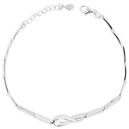 Adelia&acute;s Armband ADELIA&acute;S "Damen Armband aus 925 Silber mit Zirkonia 19+3 cm", silber, Armb&auml;nder, Damen, 22cm, Silber 925 (Sterlingsilber), Armband, Ein stilvolles Geschenk f&uuml;r besondere Momente