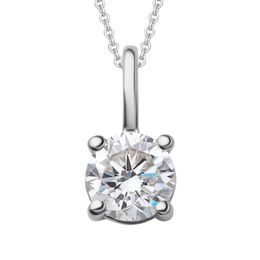 Kettenanh&auml;nger ONE ELEMENT "0.15 ct Diamant Brillant Anh&auml;nger aus 585 Wei&szlig;gold", silber, Schmuckanh&auml;nger, Damen, 0,15 mit Diamant, Diamanten Gold Wei&szlig;gold 585, Diamanten, Gold, Wei&szlig;gold 585, Kettenanh&auml;nger, Feine Handarbeit &ndash; Diamantdetails f&uuml;r ein edles Leuchten