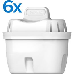 Wasserfilter Philips "Micro X-Clean", wei&szlig;, 6 Stk., Filterkartuschen, Wasserfilter, Filterkartusche, reduzieren Substanzen