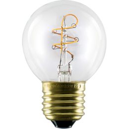Segula LED-Filament "LED Golfball klar, E27", Energieeffizienz: G (A-G), transparent, klar, L:7,8cm &Oslash;:5cm, Leuchtmittel