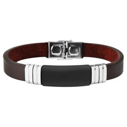 Adelia&acute;s Armband ADELIA&acute;S "Unisex Armband aus Leder 21 cm", braun, Armb&auml;nder, Damen, 21cm, Leder, Armband, Perfekt als Geschenk zum Geburtstag