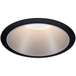 Paulmann LED Einbauleuchte "Cole", silber (schwarz, silberfarben), 1, &Oslash; 8,8cm, 1 Stk., Leuchten, GU10, LED Einbaustrahler LED Deckeneinbaustrahler