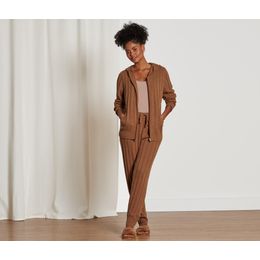 Tchibo - Premium Woll-Cashmere-Loungewearhose - Damen - Gr. M - braun