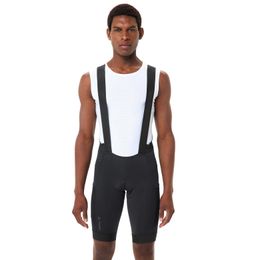 Fahrradhose Vaude "Men's Kuro Bib Tights II", Herren, Gr. L, N-Gr, schwarz uni, Obermaterial: 78% Polyamid, 22% Elasthan, Hosen Fahrradhose, f&uuml;r Radsport, f&uuml;r intensive Radtouren, sportlicher Stil