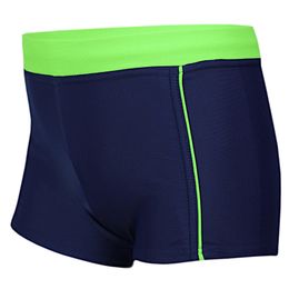 Badehose AQUARTI "Badehose Jungen Kinder Badehose Seitliche Paspel", Kinder, Gr. 122, N-Gr, blau (024 dunkelblau, gr&uuml;n), Obermaterial: 80% Polyamid PA. 20% Elasthan EL., Badehosen Badehose