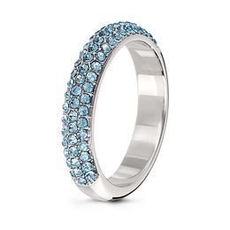 Tchibo - Ring Pav&eacute; - Damen - Gr. 19 - silber