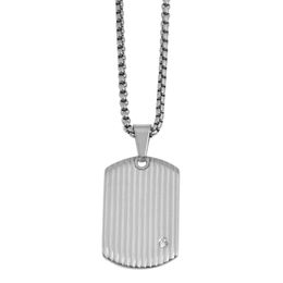 Adelia&acute;s Kette ohne Anh&auml;nger ADELIA&acute;S "Damen Halskette mit Anh&auml;nger &ndash; aus Edelstahl", silber, Halsketten, Damen, 61cm, Edelstahl, Ideal als Geschenk &ndash; dezent und elegant