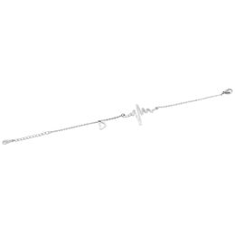 Adelia&acute;s Armband ADELIA&acute;S "Damen Armband &ndash; Herz aus Edelstahl 17 cm", silber, Armb&auml;nder, Damen, 17cm, Edelstahl, Armband, Zum Verschenken an Menschen, die Ihnen am Herzen liegen