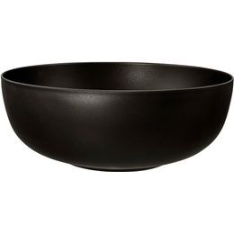 Sch&uuml;ssel Seltmann Weiden "Liberty - Velvet Black", schwarz, B:28,2cm H:9,8cm L:28,2cm T:28,2cm &Oslash;:28,2cm, Porzellan, Sch&uuml;sseln, Sch&uuml;ssel, Schale rund, 28 cm