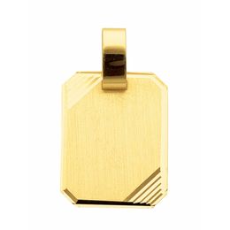 Adelia&acute;s Kettenanh&auml;nger ADELIA&acute;S "585 Gold Gravurplatte Anh&auml;nger", gold, Schmuckanh&auml;nger, Damen, Gold, Kettenanh&auml;nger, 585 Gold Goldschmuck f&uuml;r Damen