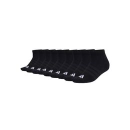 Sneakersocken adidas originals "Socken Cushioned Essentials Low Socks 9P 9er Pack", Herren, Gr. 40-42, schwarz, Obermaterial: 60% Baumwolle CO. 37% Polyester PES. 2% Elasthan EL. 1% Polyamid PA., Socken Sneakersocken