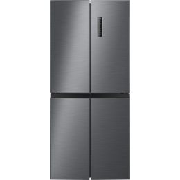 Hanseatic Multi Door "HCDC18080CI", Energieeffizienz: C (A-G), silber (edelstahl), B:79cm H:180cm T:70cm, K&uuml;hlschr&auml;nke, inkl. 3 Jahre Herstellergarantie