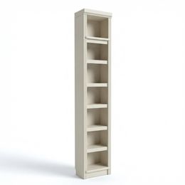 B&uuml;cherregal OTTO HOME "Soeren Regal B/T/H: 40/29/220 cm", cremewei&szlig;, B:40cm H:220cm T:29cm, Massivholz, Regale, B&uuml;cherregal, Kiefer FSC-zertifiziert, 7 F&auml;cher und 6 Einlegeb&ouml;den