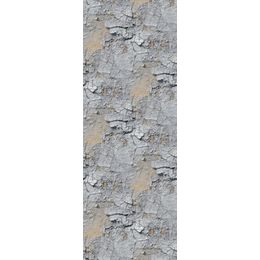 Vinyltapete queence "Rilrana", grau, B:0,9m L:2,5m, Vinyl, Tapeten, 90x250cm, selbstklebend, kinderleichte Anbringung,, Sticker